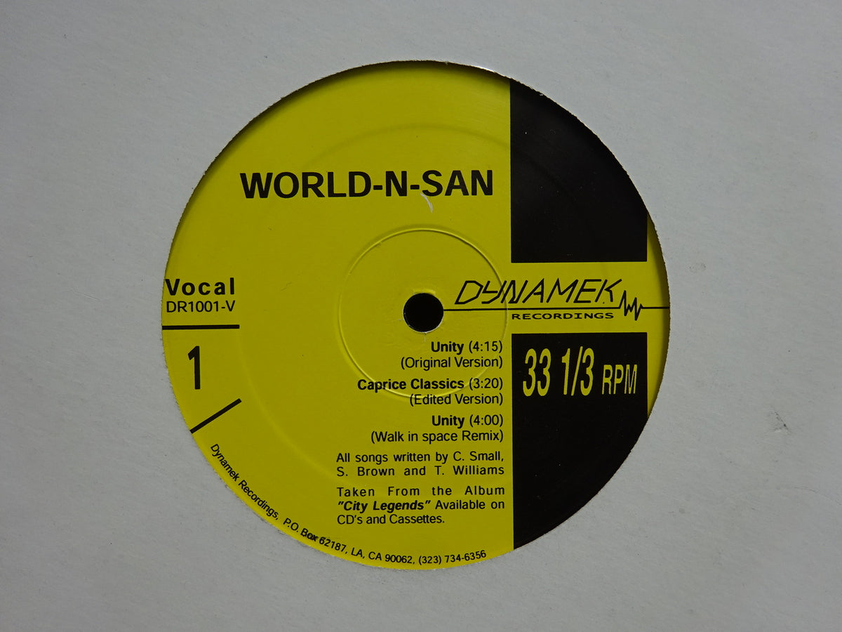 World-N-San ‎– Unity / Caprice Classics (12") – Spot Records