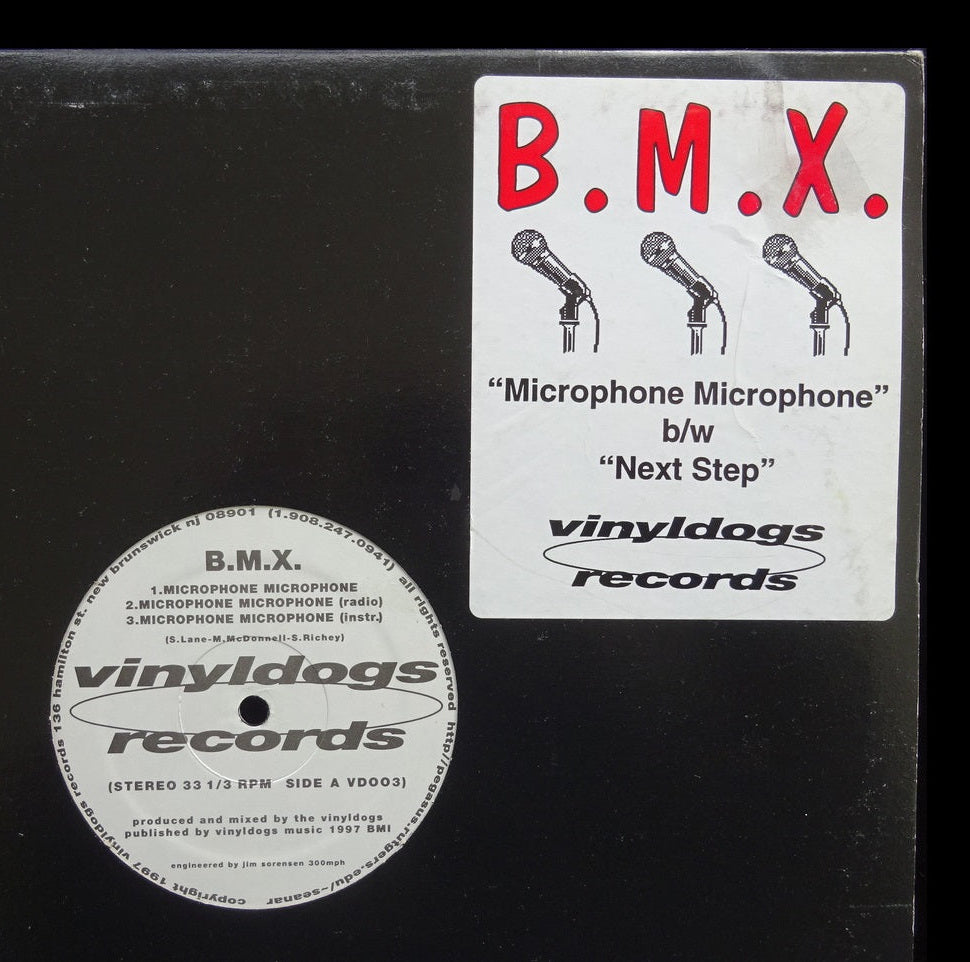 B.M.X. – Microphone Microphone / Next Step (12") – Spot Records